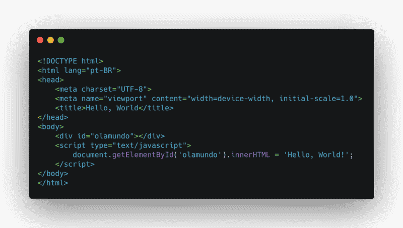 Hello World ou olá mundo: desenvolvendo seu primeiro código! – Insights ...