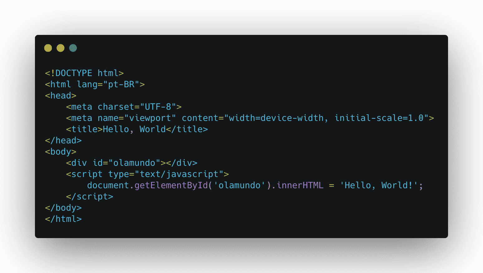 Hello World ou olá mundo: desenvolvendo seu primeiro código! – Insights ... Hello World ou olá mundo: desenvolvendo seu primeiro código! – Insights ...