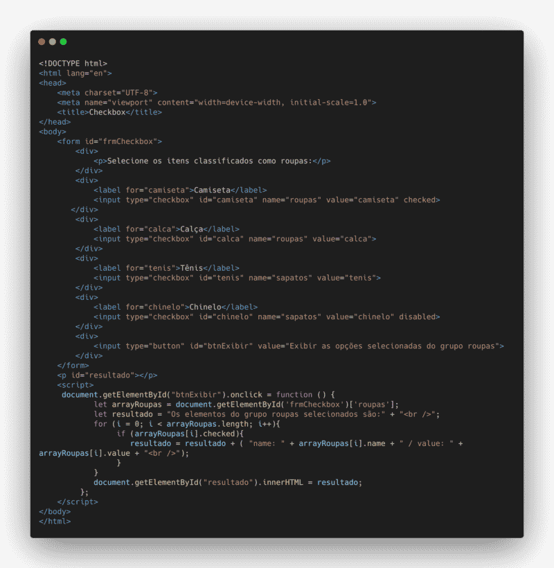 HTML checkbox: usando caixas de seleção em seu formulário!