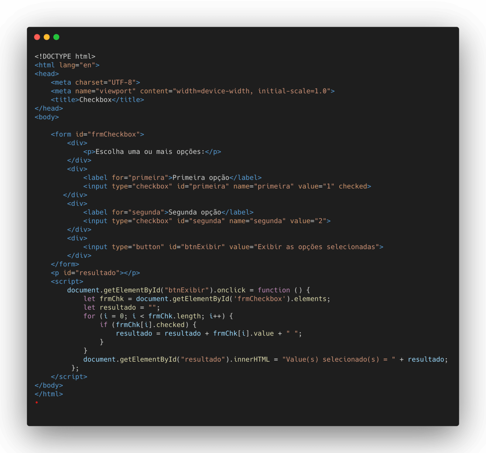 HTML checkbox: usando caixas de seleção em seu formulário!