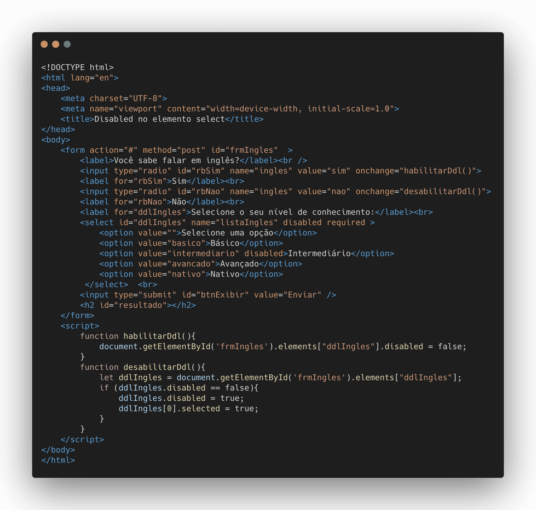HTML select: criando listas suspensas com a tag select! - Blog da Trybe