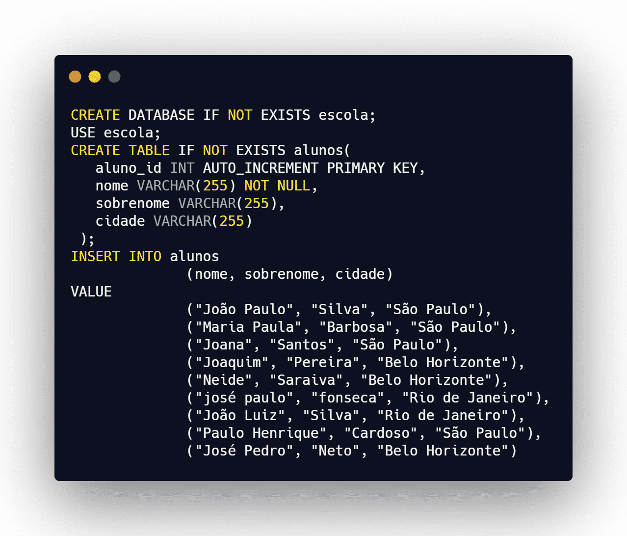 SQL LIKE: pesquisando valores similares em uma coluna! – Insights para ...